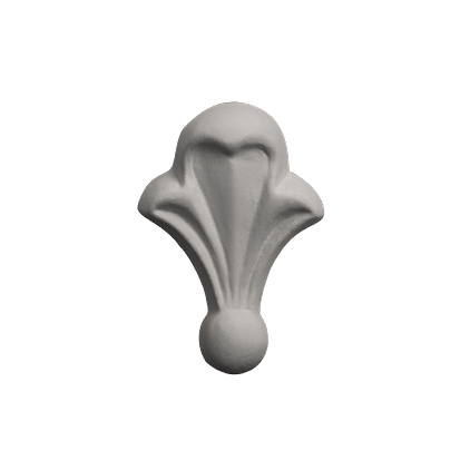 Орнамент Европласт Лепнина 1.60.004 Ш35хВ53хТ15 мм.