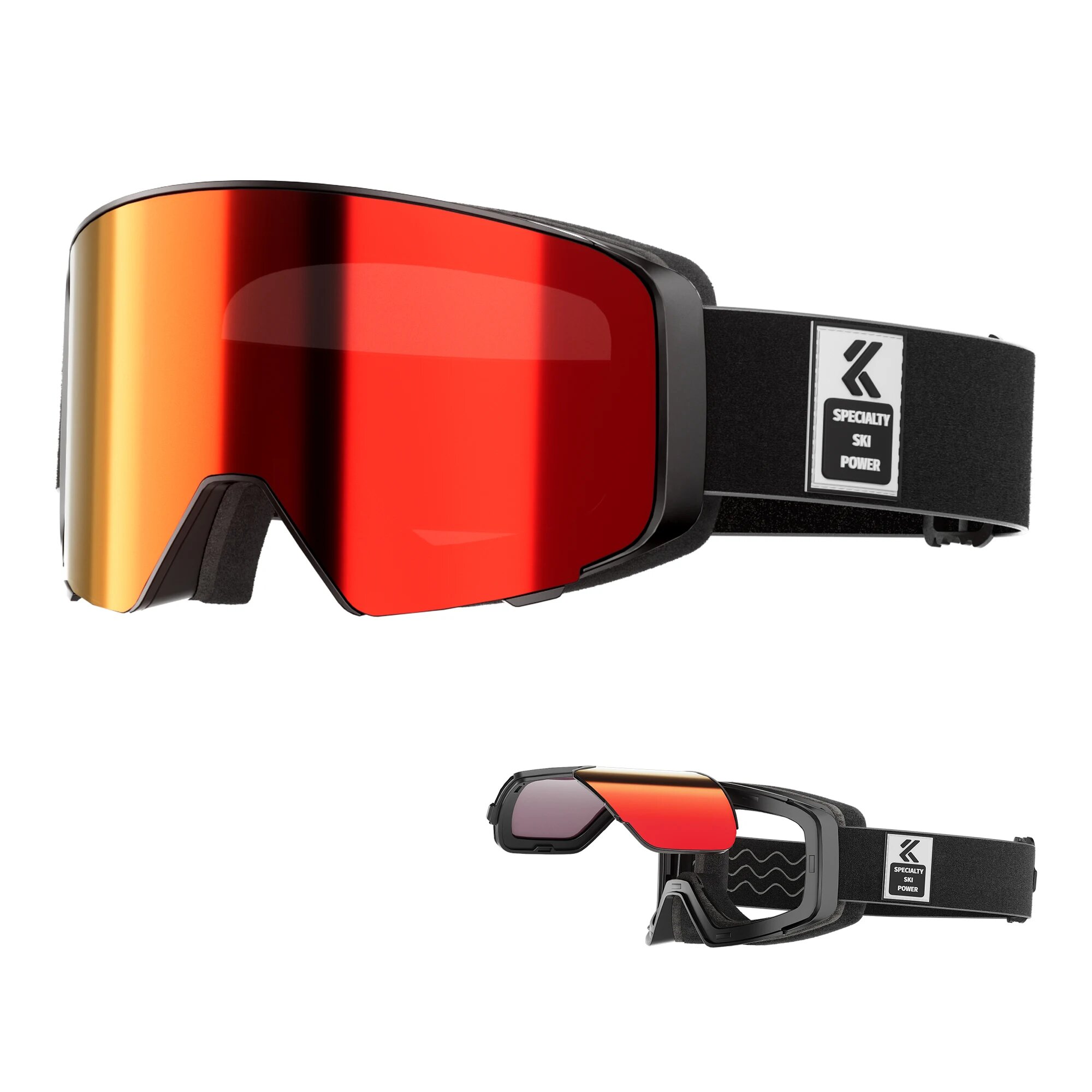 KAPVOE Фотохромные лыжные очки для мужчин и женщин color-02