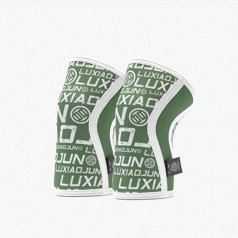 Наколенники унисекс LUXIAOJUN 7mm knee protector, grass green, XL EU, 1 пара