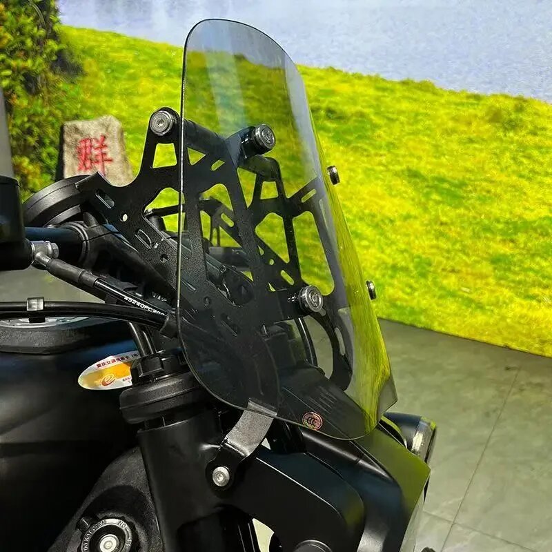 Мото ветровик для QJMOTO SRV600V, прозрачный, 35см