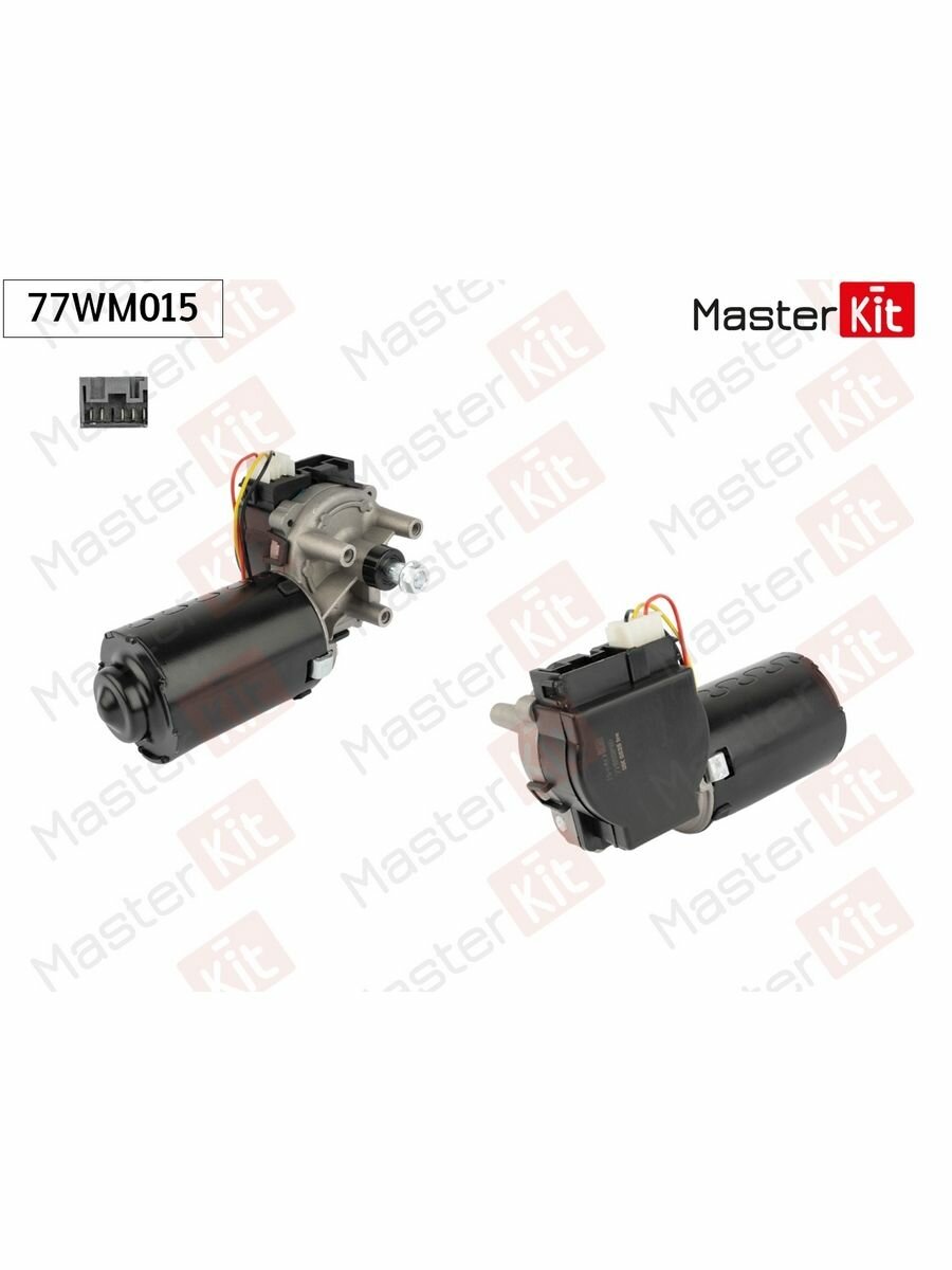 Мотор стеклоочистителя для а/м FIAT Ducato; PEUGEOT Boxer / Фиат Дукато, Пежо Боксер, MASTERKIT 77WM015
