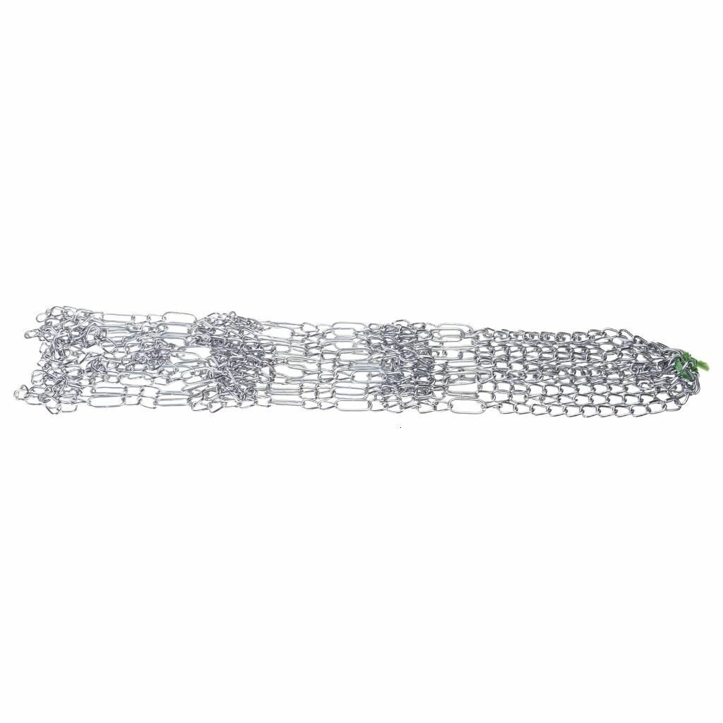 Металлическая сетка для баскетбола с 12 крючками, серебристый цвет