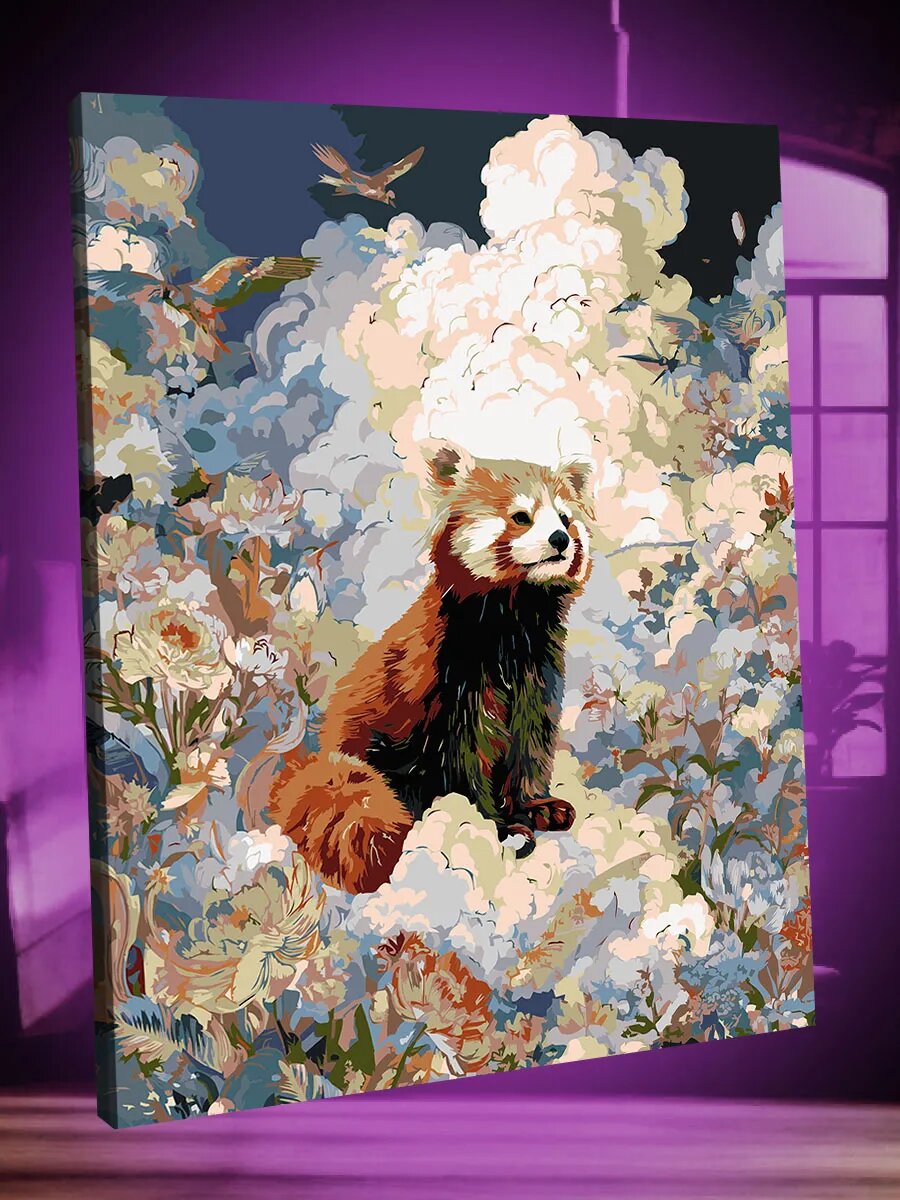 Картина по номерам Панда