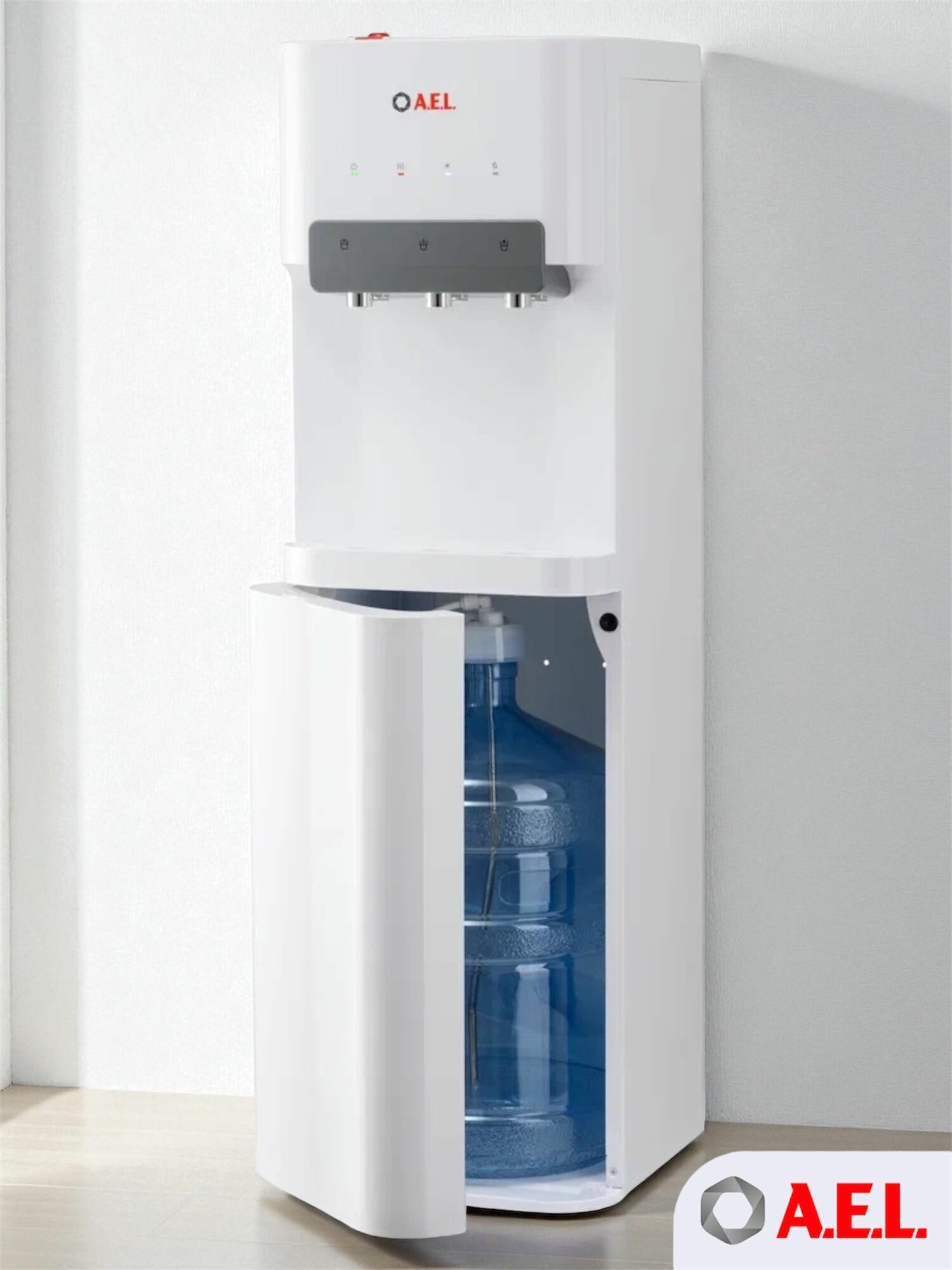 Кулер для воды напольный AEL LD 827a, white