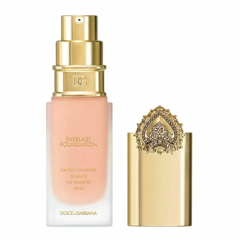 DOLCE&GABBANA Стойкий матовый тональный крем Everlast foundation SPF20 PA+++, 09C Light Medium, 27 мл