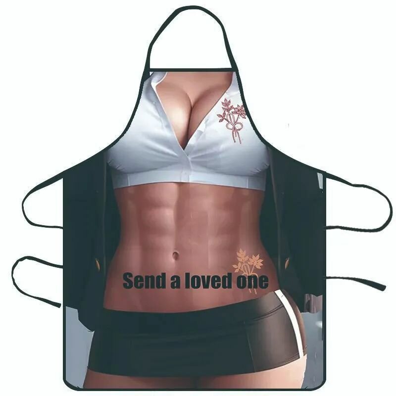 Фартук кухонный непромокаемый с карманами, прочный клеёнчатый (ПВХ), для готовки и уборки