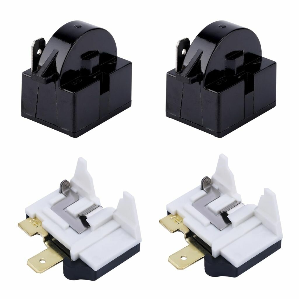 2 комплекта дроссельной заслонки для запуска компрессора морозильной камеры от перегрузки и перегрева-2 ножки- 22 евро