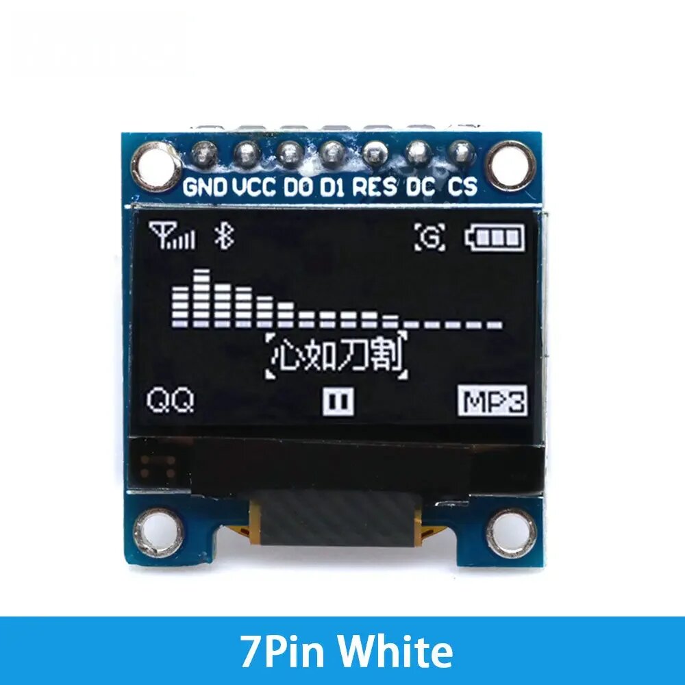 OLED дисплей SSD1306 128x64 7Pin-White