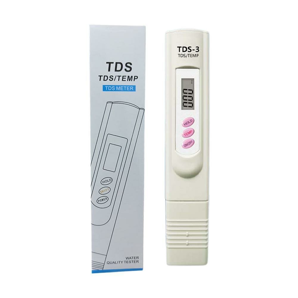 Тестер для воды TDS. Измеритель соли в воде, показывает температуру и степень чистоты воды