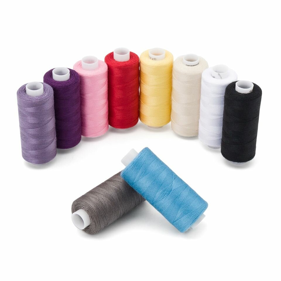 Набор ниток Bestex 40-2, 400 ярд, "Ассорти № 2", 10 шт