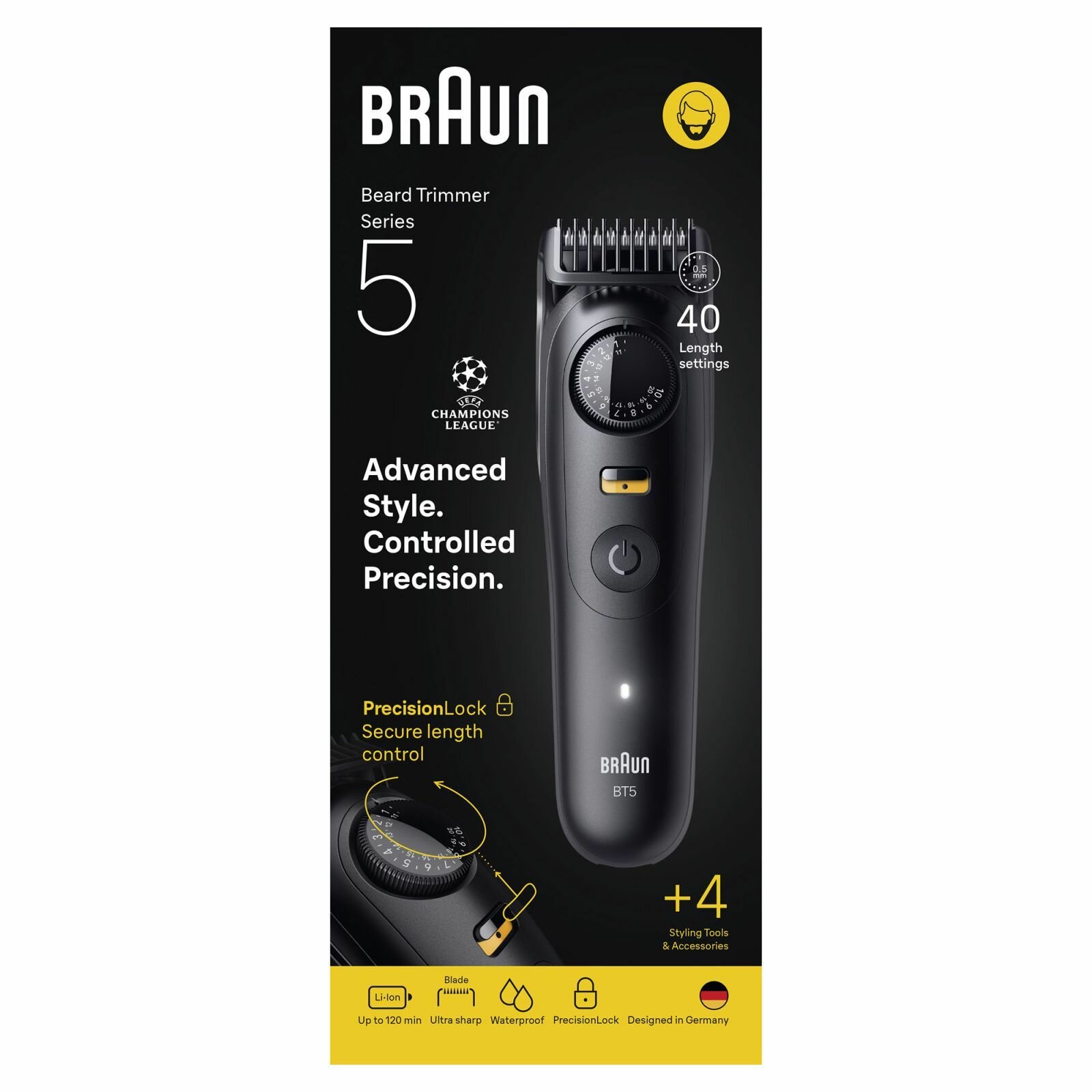 BRAUN Триммер BT5520 BLK 5804
