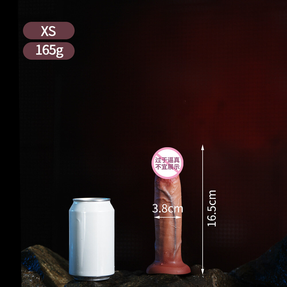 Большой ручной реалистичный дилдо без яиц, ультрамягкие взрослые товары, женские секс-игрушки, мастурбатор с присоской, искусственный пенис
