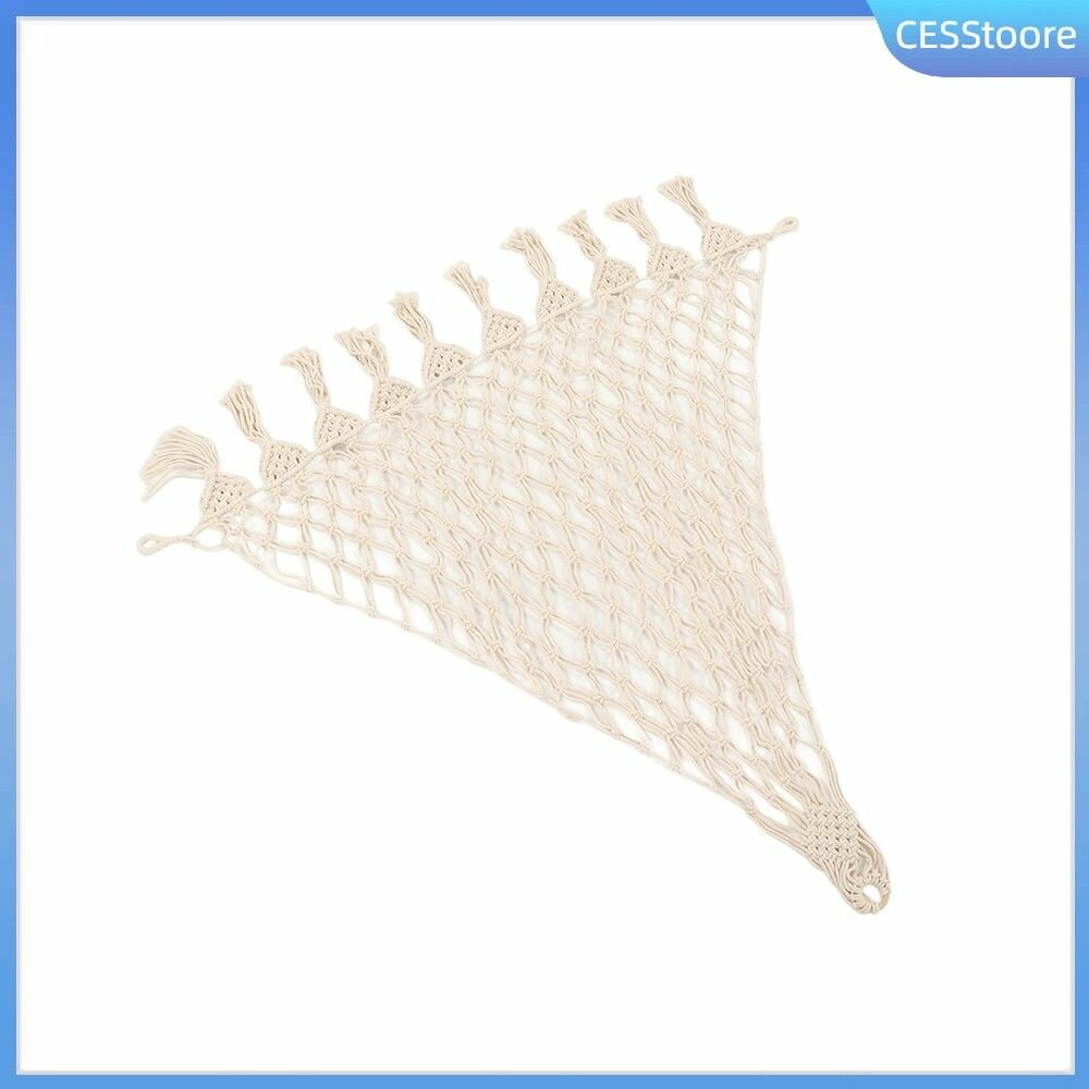 Хлопковый гамак для плюшевых игрушек, ручной вязки, богемный стиль, тип 5 (120x120x125 см)