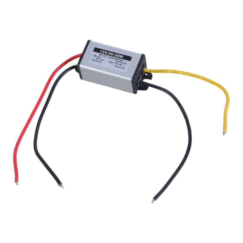 IP68 Водонепроницаемые Преобразователи Напряжения 12 В В 5 В 5A 25 Вт Модуль Преобразователей Питания для Автомобильного Светодиодного Дисплея, Двигателя