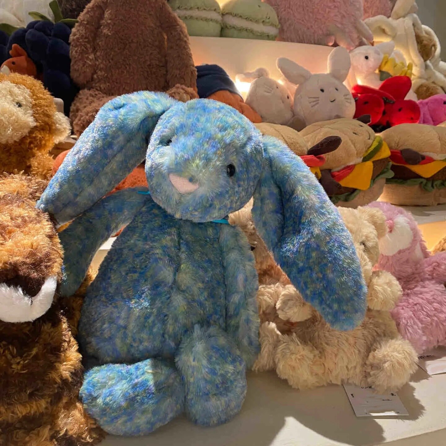 Jcjellycat Высокая версия 1:1 --- Серия Shy Bonnie Rabbit Сердце Бонни Кролик Золотая этикетка Цветочный плюш