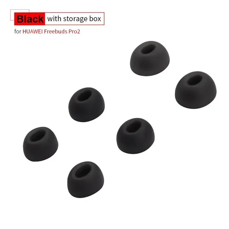 3 пары силиконовых насадок для HUAWEI Freebuds Pro 2 Freebuds Pro 2, насадки для беспроводных наушников, противоскользящий пылевой фильтр TWS, беруши