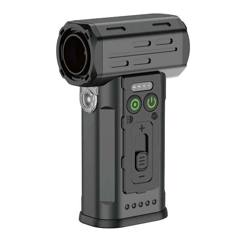 SG Горячая распродажа Новый турбо ручной кемпинговый вентилятор из алюминиевого сплава для улицы с высокой мощностью, сильным обдувом и всасыванием, с освещением, 130k об/мин