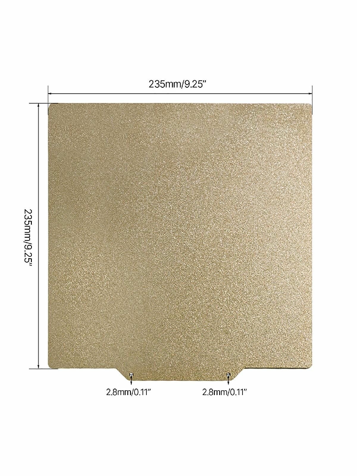 (1 шт.) Магнитный лист с двухсторонним PEI покрытием для стола 3D-принтера, 220x220 мм