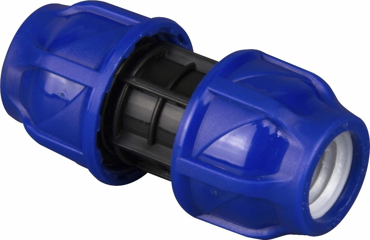 Компрессионная муфта TEBO ПНД соединительная 20x20 T-ПНД. М.0.20-20. CN