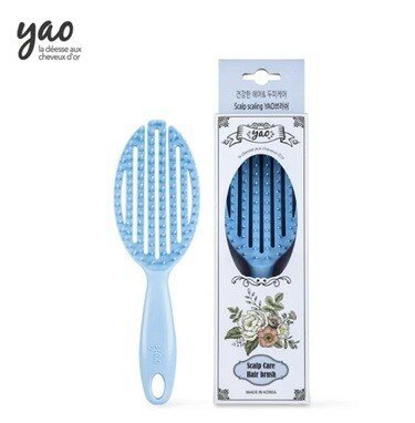 Корейская расческа Yao для взрослых, щетина кабана, подушечная расческа для женщин, длинные волосы, специальная детская расческа с отверстиями, портативная массажная расческа