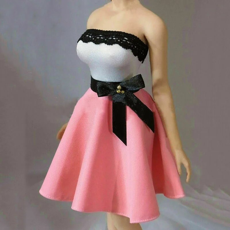 Платье и юбка для 12 дюймовой фигурки солдата fit big breasts