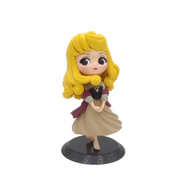 Фигурка Disney Q Posket Princesse Tangle Рапунцель Ариэль Эльза Русалочка Белла Фигурка игрушки Торт Машина Украшение Подарок на день рождения,