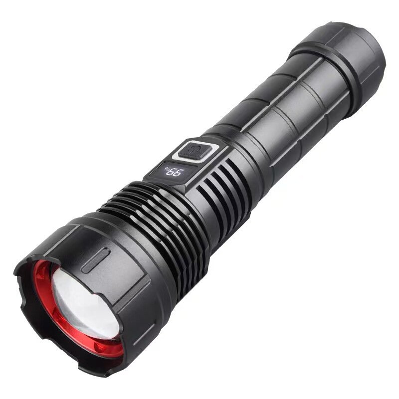 Уличный суперяркий фонарь LED, перезаряжаемый фонарь, мощный свет, дальнобойный зум, многофункциональный портативный осветительный прибор