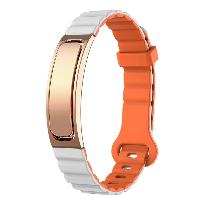Luxuglow Спортивный фитнес-трекер без экрана Gold Orange