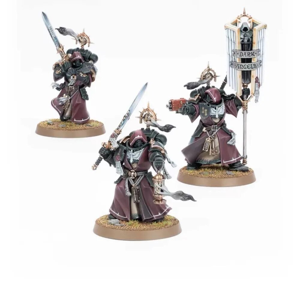 Миниатюра Компаньоны Внутреннего Круга / Dark Angels Inner Circle Companions Warhammer 40000 Миниатюры (Смола, Литье)