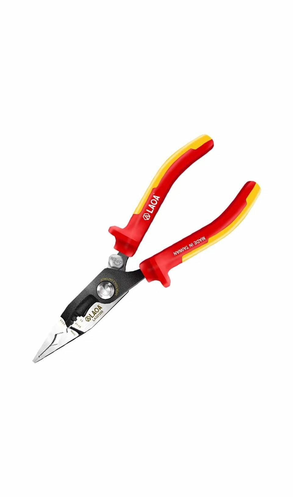 Многофункциональные пассатижи электрика LAOA диэлектрические 6 в 1 LA321208