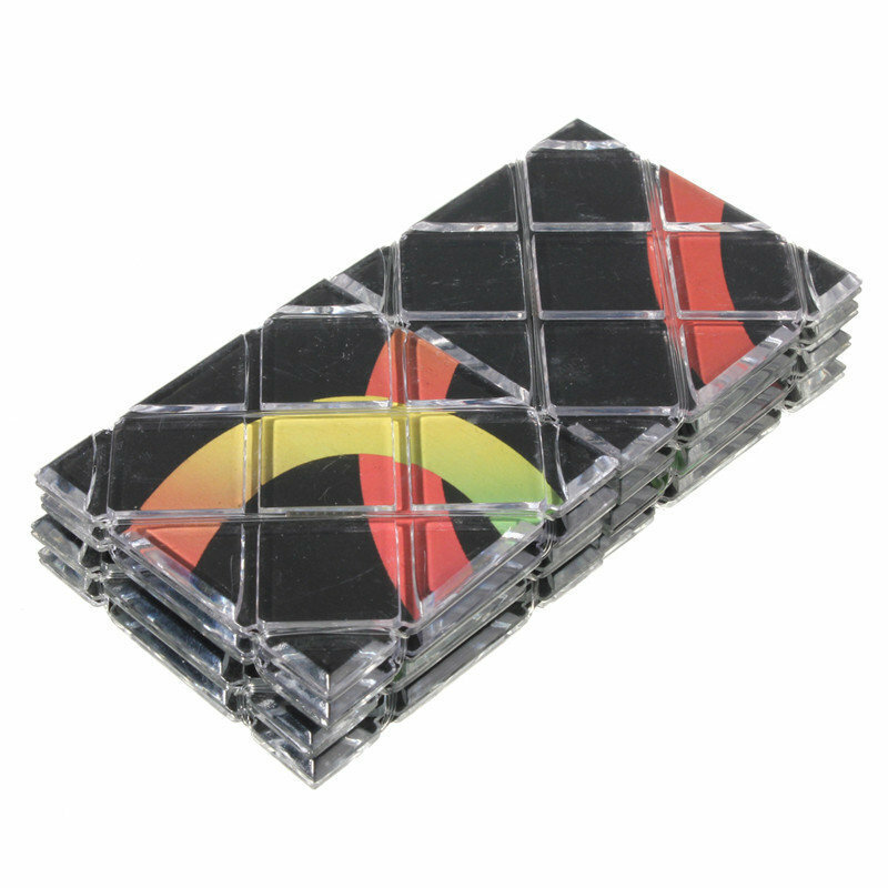 8 панели 3 кольца магический складной головоломки игрушки призрак рука (черный)