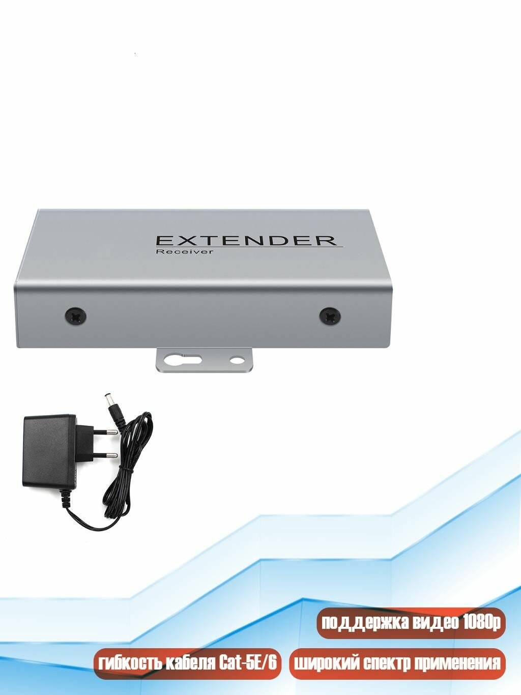 50 м над IP Extender 1080p HDMI-Compat-передатчик от RJ45 CAT5E CAT6 LAN, Европейские правила