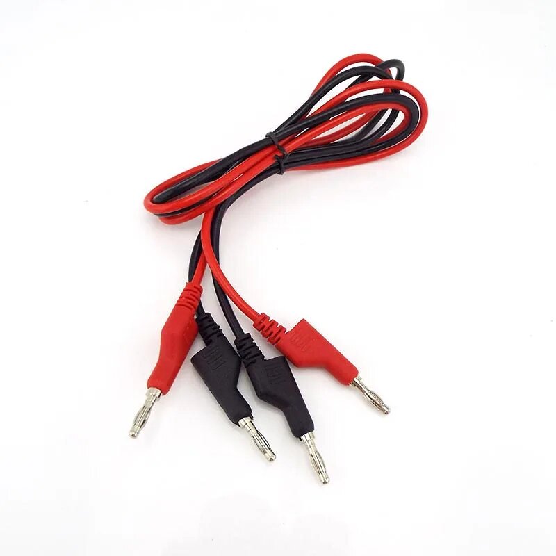 Тестовый провод с бананом и "крокодилом", Цвет: NO8 1pair, 1 м