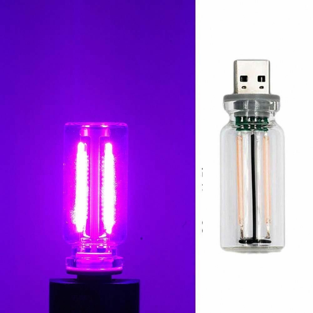 Мини-USB светодиодный автомобильный красочный атмосферный свет