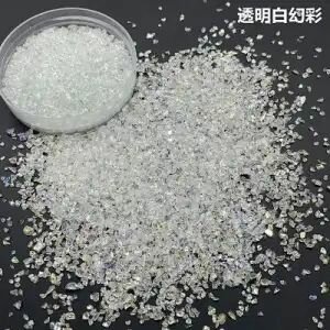 Кристаллы для эпоксидной смолы / стеклянная крошка / алмазная, Цвет белый