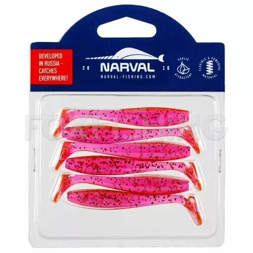 Силиконовая приманка Narval Choppy Tail 8cm #003 6шт.