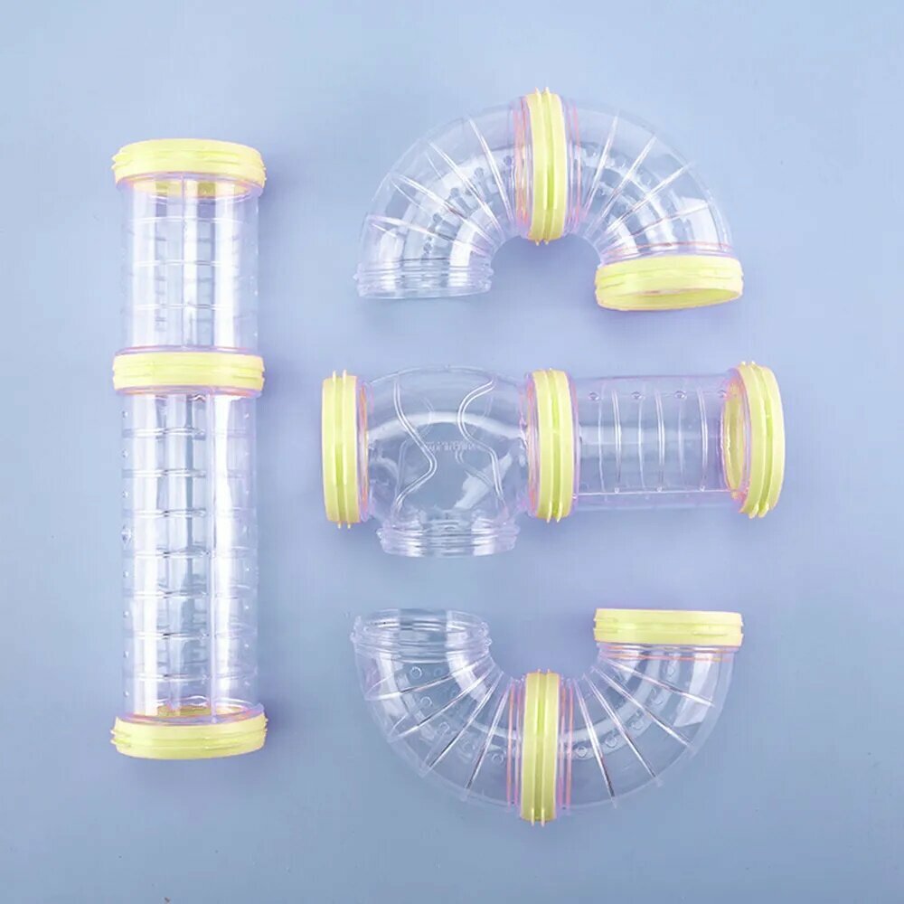 Набор труб 5,5см для хомяков: лабиринт, тоннели, спорт. трубы, аксессуары для клетки и обновления пути