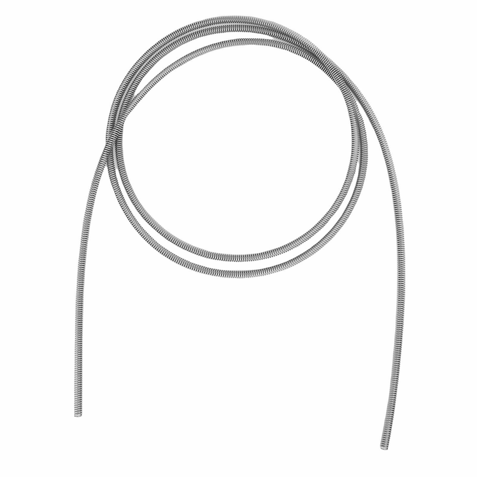 8-Футовый Протектор Тормозной Магистрали Из Нержавеющей Стали Гибкая Оцинкованная Пружинная Обертка для Защиты от Гравия для Трубки 3/16 дюймов