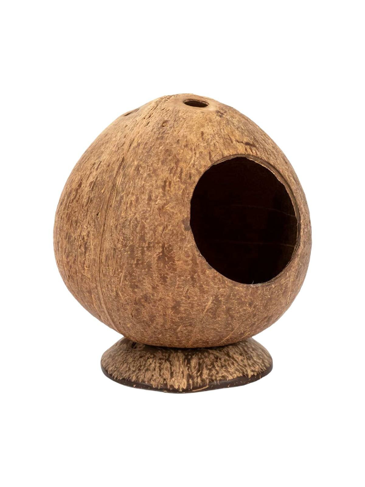 Здоровая окружающая среда Кокосовый дом для хомяков Теплые укрытия для безопасности мелких животных