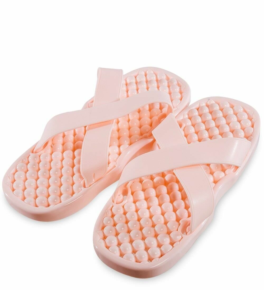 Массажные тапочки персиковые, длина 24,5см A2154415 Art Home