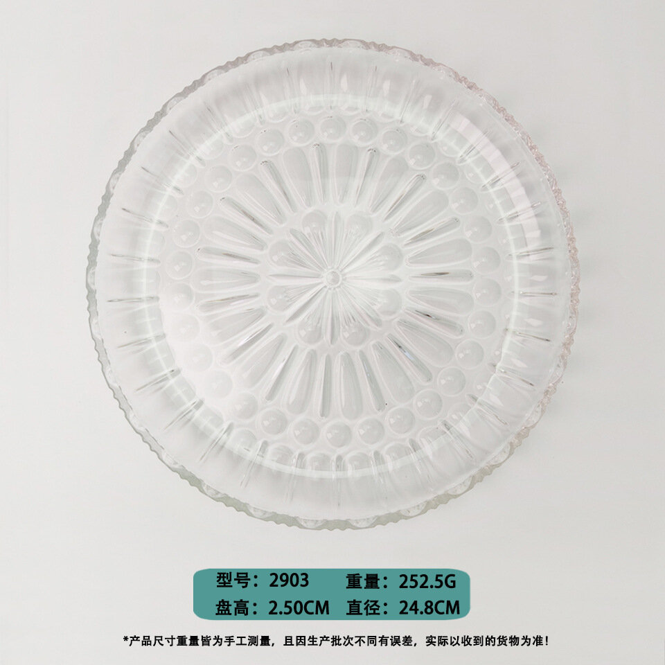 Акриловая тарелка с фруктами ПК большая тарелка с фруктами прозрачная тарелка с фруктами Снэк тарелка пластиковая