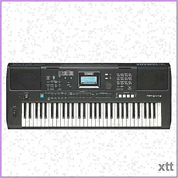 YAMAHA PSR-E473 цифровой синтезатор черное / Панель на английском языке/Электронное пианино