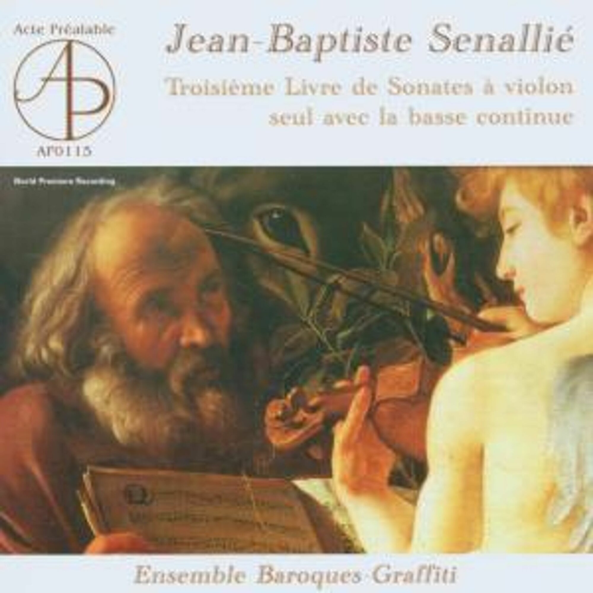 Компакт-диск Jean-Baptiste Senallie (1687-1730) - Sonaten für Violine & Bc (Heft 3) (1 CD)