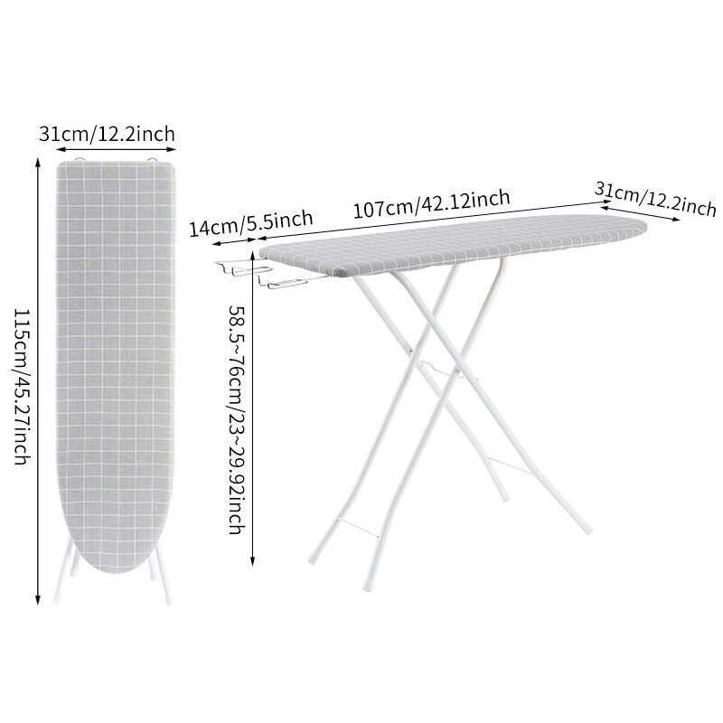 Складная напольная гладильная доска с изоляцией для дома, мобильная гладильная доска для гостиничных номеров, сверхширокая утолщенная гладильная доска
