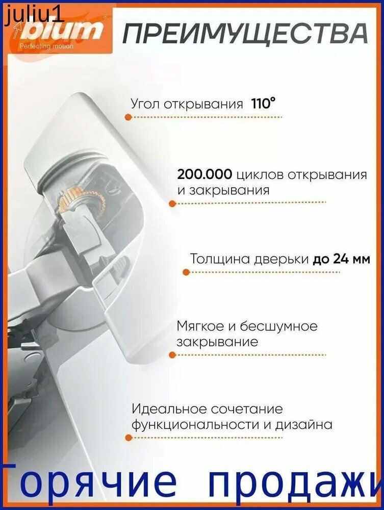 Петля мебельная — фото 1