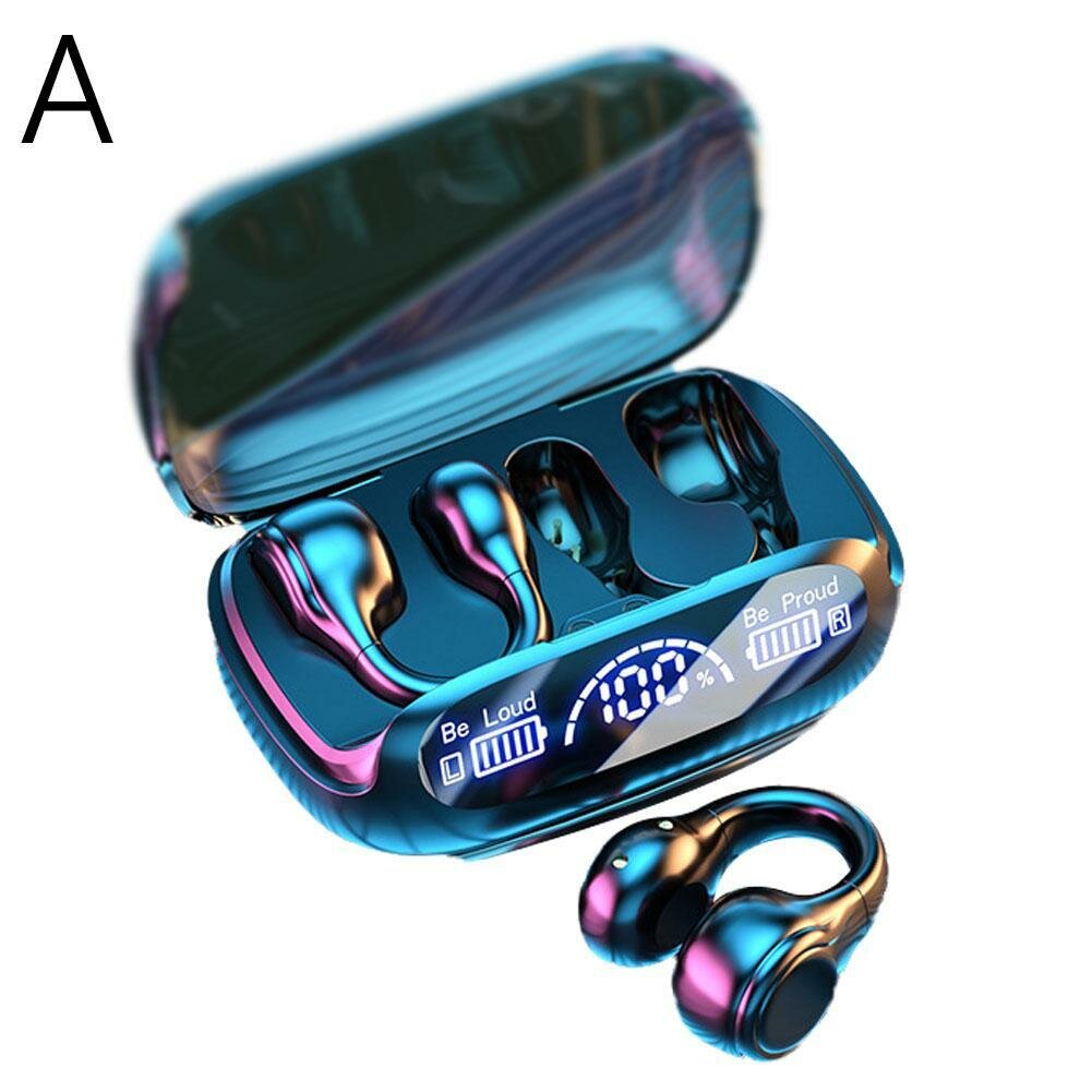 Беспроводные наушники с костной проводимостью и клипсой для уха