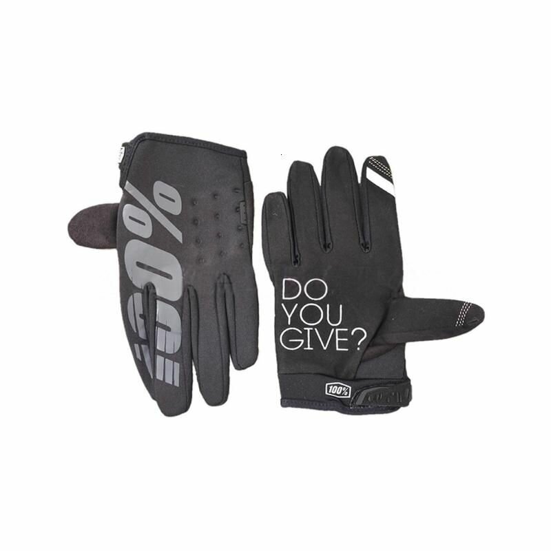 Термоцикловые перчатки с усиленными костяшками для BMX и даунхилла, Черный - L