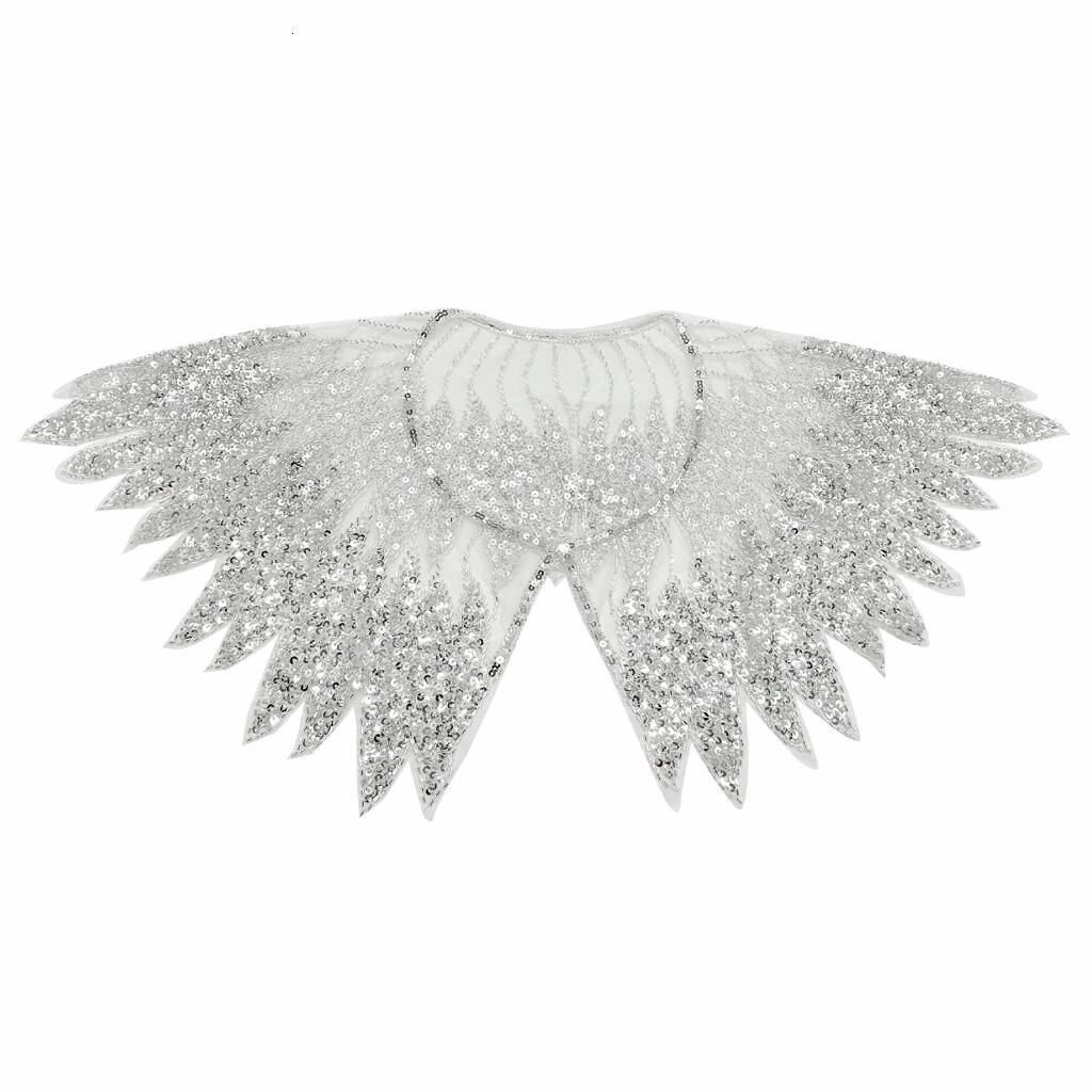 Бисерная накидка с пайетками, Серый