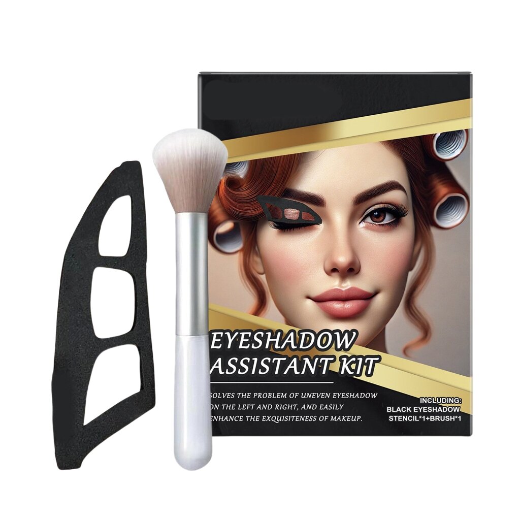 Трафареты для теней для век Подводка для глаз Трафареты Наборы теней для век Инструмент для теней для век Кисть для макияжа Аппликатор для теней для век