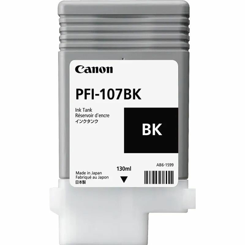 Картридж струйный CanonPFI-107BK(6705B001/6705B003)чер. д/iPF680/685/780/785